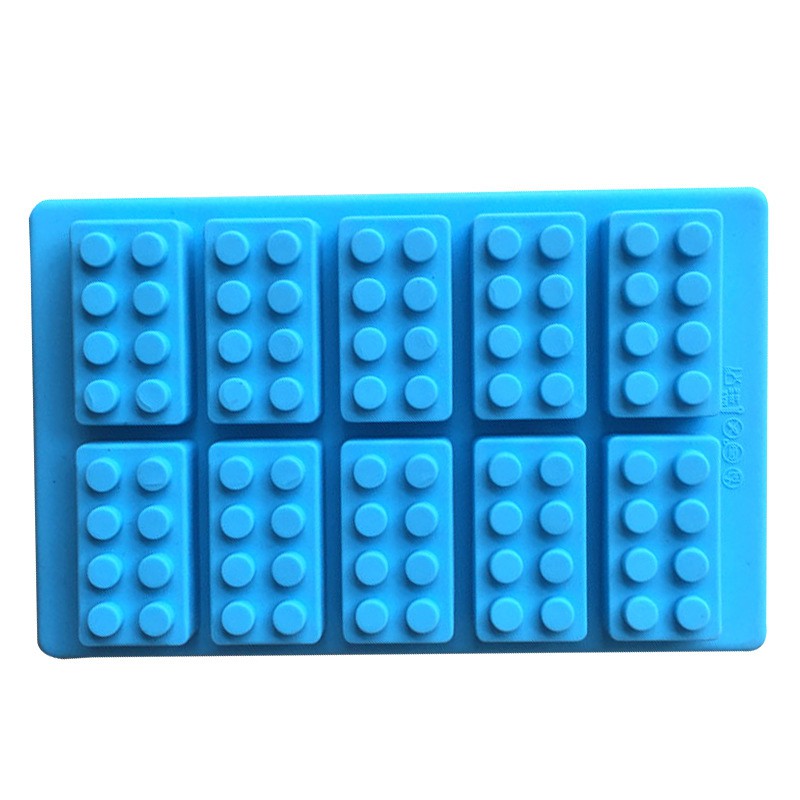 Lego 10 Cavity Rectangle Silicone Mould (Assorted Colors) | Shopee ...