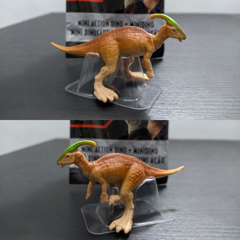 Mattel Jurassic World Mini Action Dinosaur Dino Rivals: Parasaurolophus ...