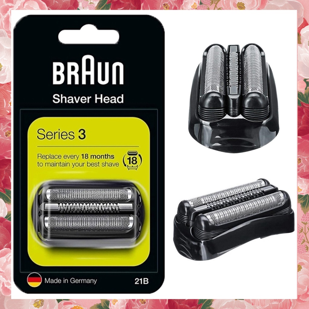 [Braun] Series 3 Replacement Shaver Head 21B / 300s 310s 3010s 320s-4 ...