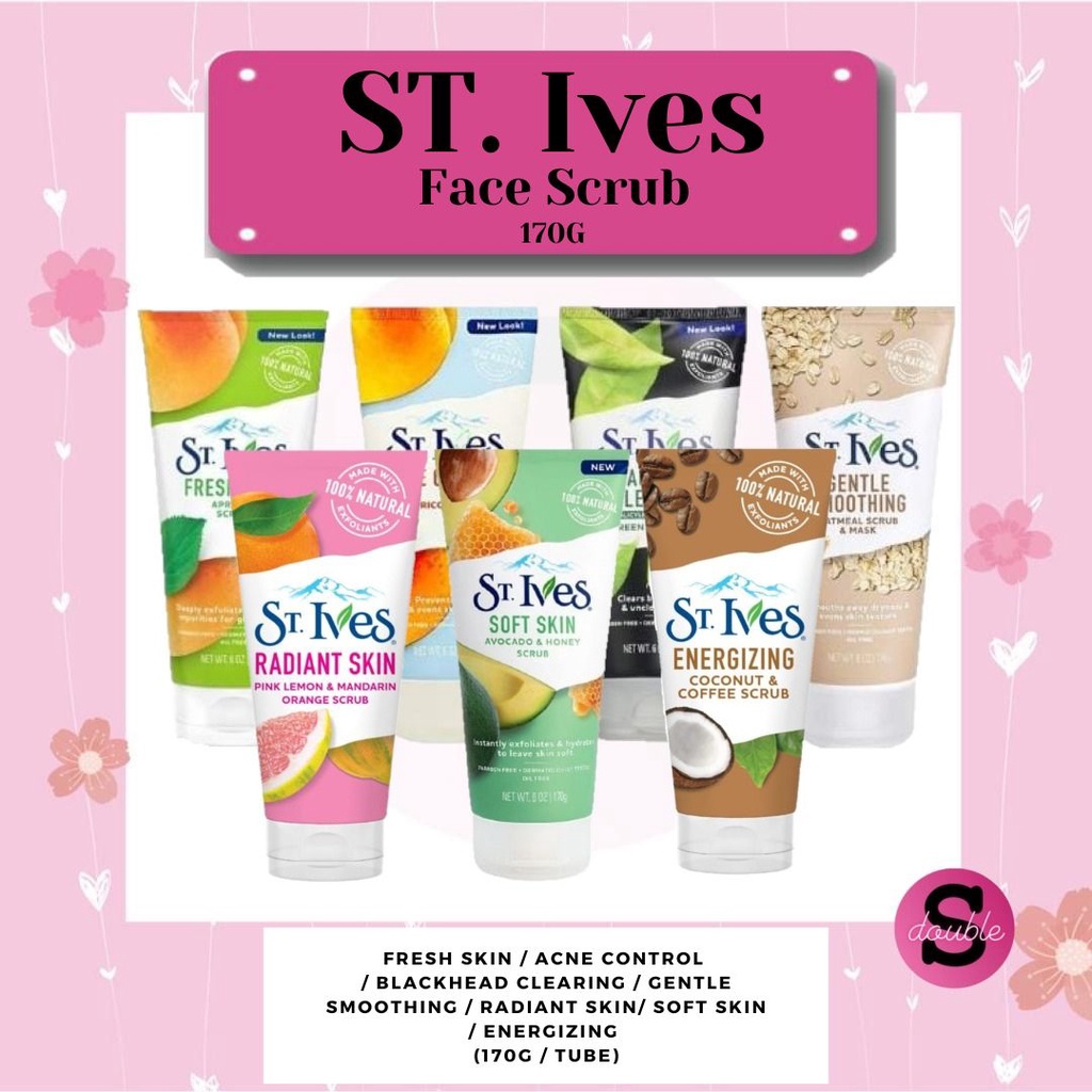 St.Ives Facial Scrub | Shopee Singapore
