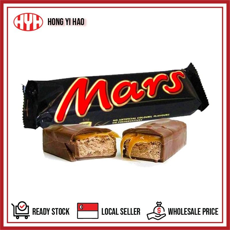 Mars Chocolate Bar (24x51g) | Shopee Singapore