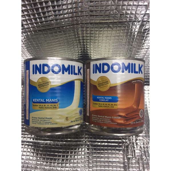 Indomilk condensed milk can 370g-bundle of 2 | Shopee Singapore