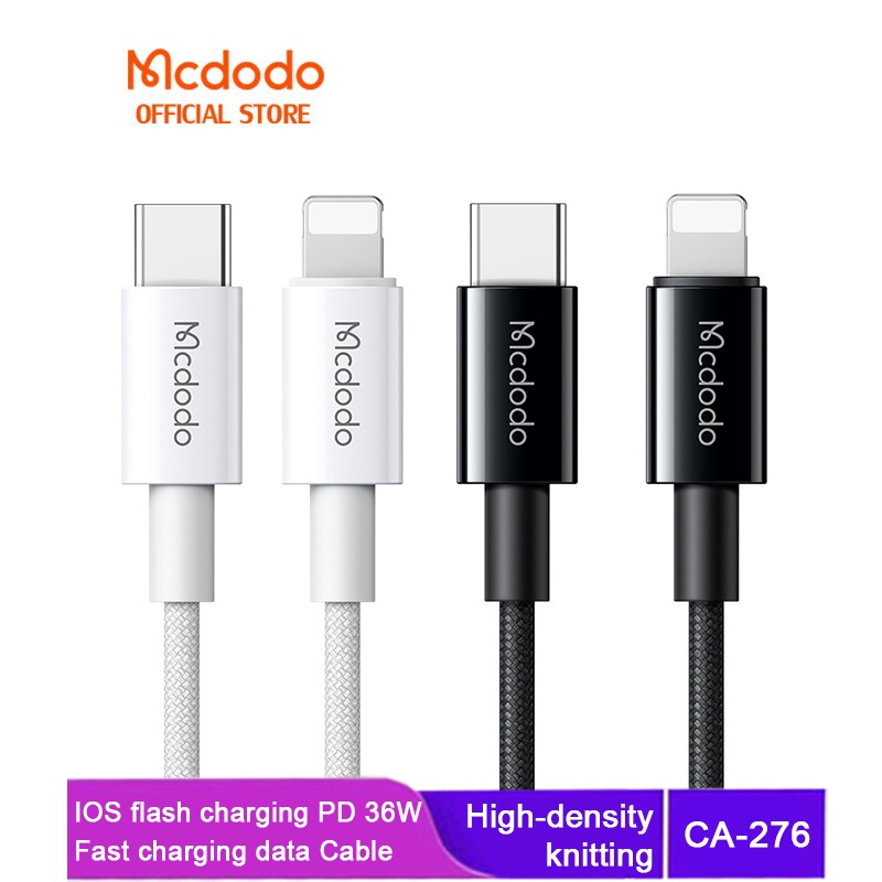 Mcdodo Type-C To Lighting Cable 36W PD Fast Charge Lightning Data Cable For IPhone 14 Pro Max 13 ...