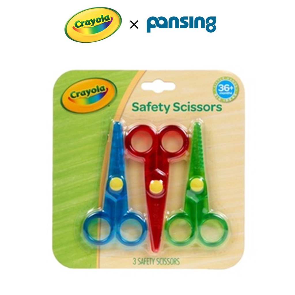 Crayola My First Crayola Safety Scissors (3 Count) | Shopee Singapore