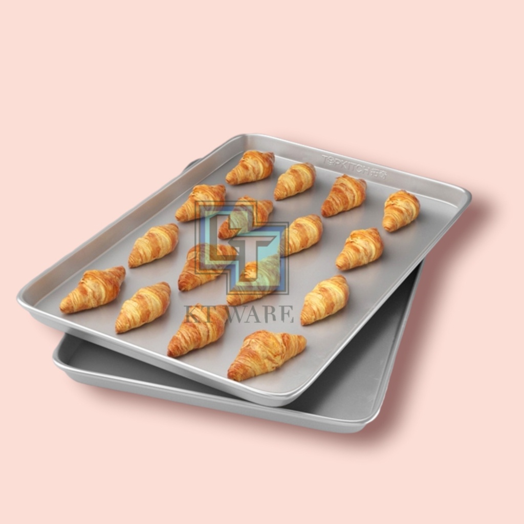 KT WARE 60 X 40 CM ALUMINIUM TRAY FOR INDUSTRIES OVEN BAKER TRAY CAKE ...