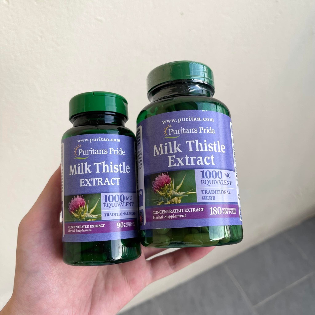 Milk Thistle Extract 1000mg 90, 180v Puritan's Pride liver detox and ...