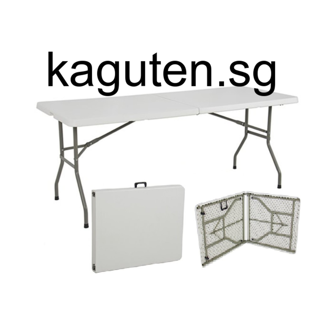 Foldable table Heavy duty HDPE Material 5ft, 6ft, Briefcase Folding ...