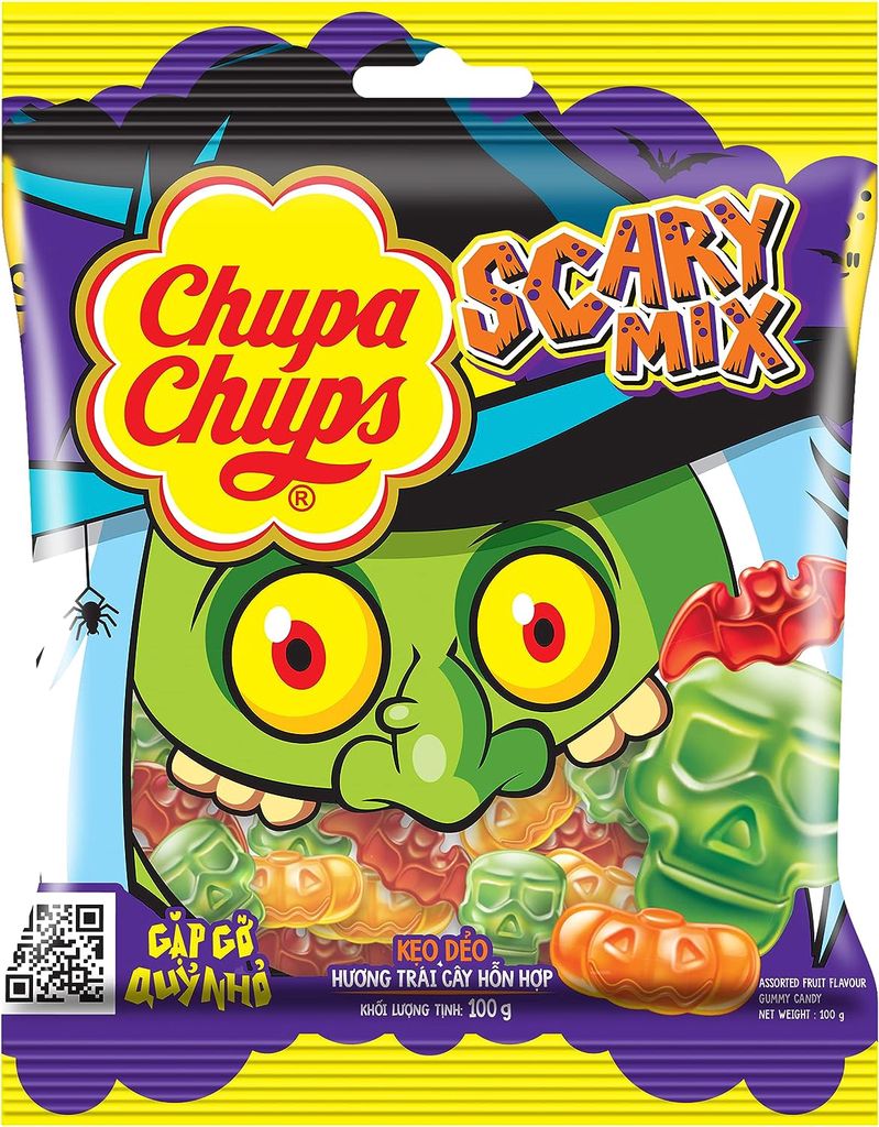 Chupa Chups Scary Mix Gummies Bag 100g | Shopee Singapore