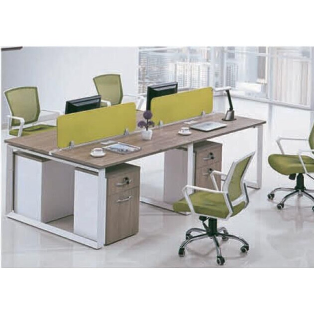 B34-02 Office Computer Table with Partition/Workstation(System ...