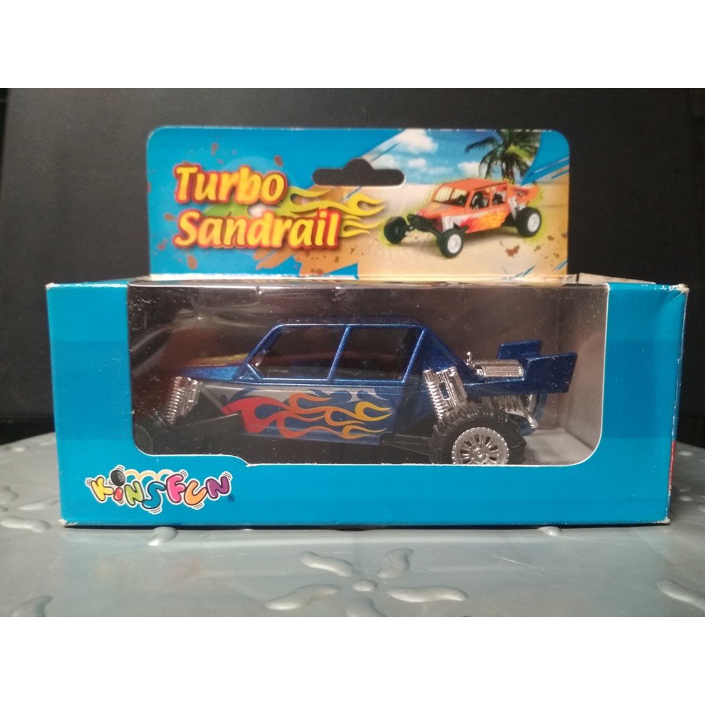 Kinsfun / Kinsmart Diecast - Turbo Sandrail (Blue) | Shopee Singapore