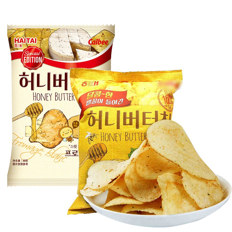 Korea HAITAI Calbee Honey Butter Chip / Special Edition - Fromage Blanc ...