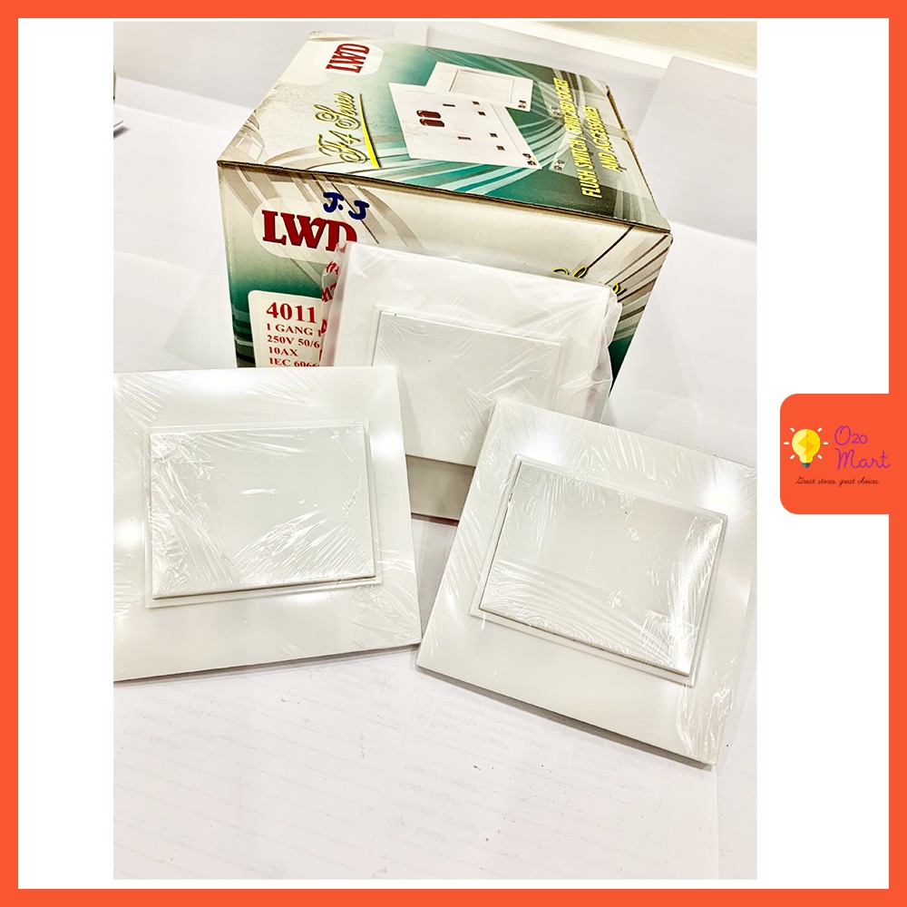 LWD 1 GANG 1 WAY SWITCH ON/OFF 220-240V LIGHTNING SIRIM | Shopee Singapore