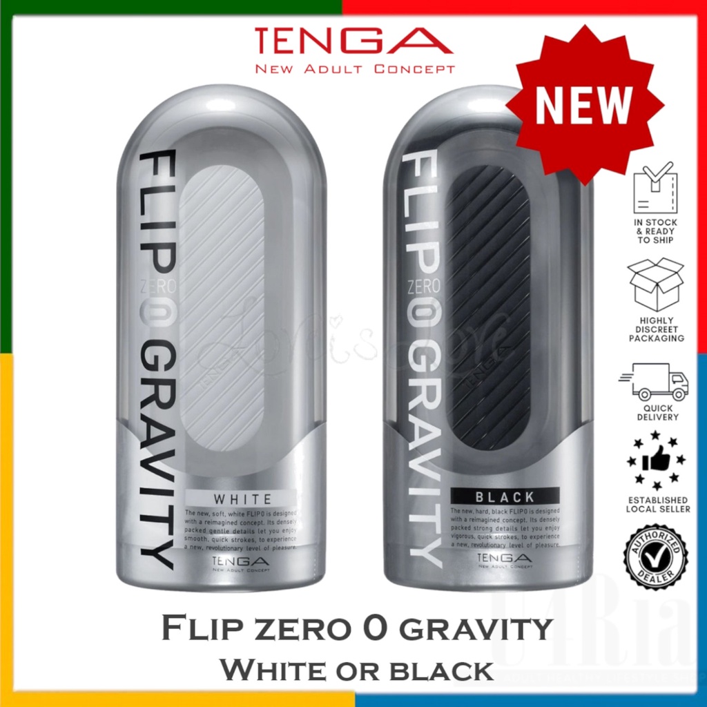 Tenga Flip Zero 0 Gravity White or Black [Authorized Dealer] | Shopee ...