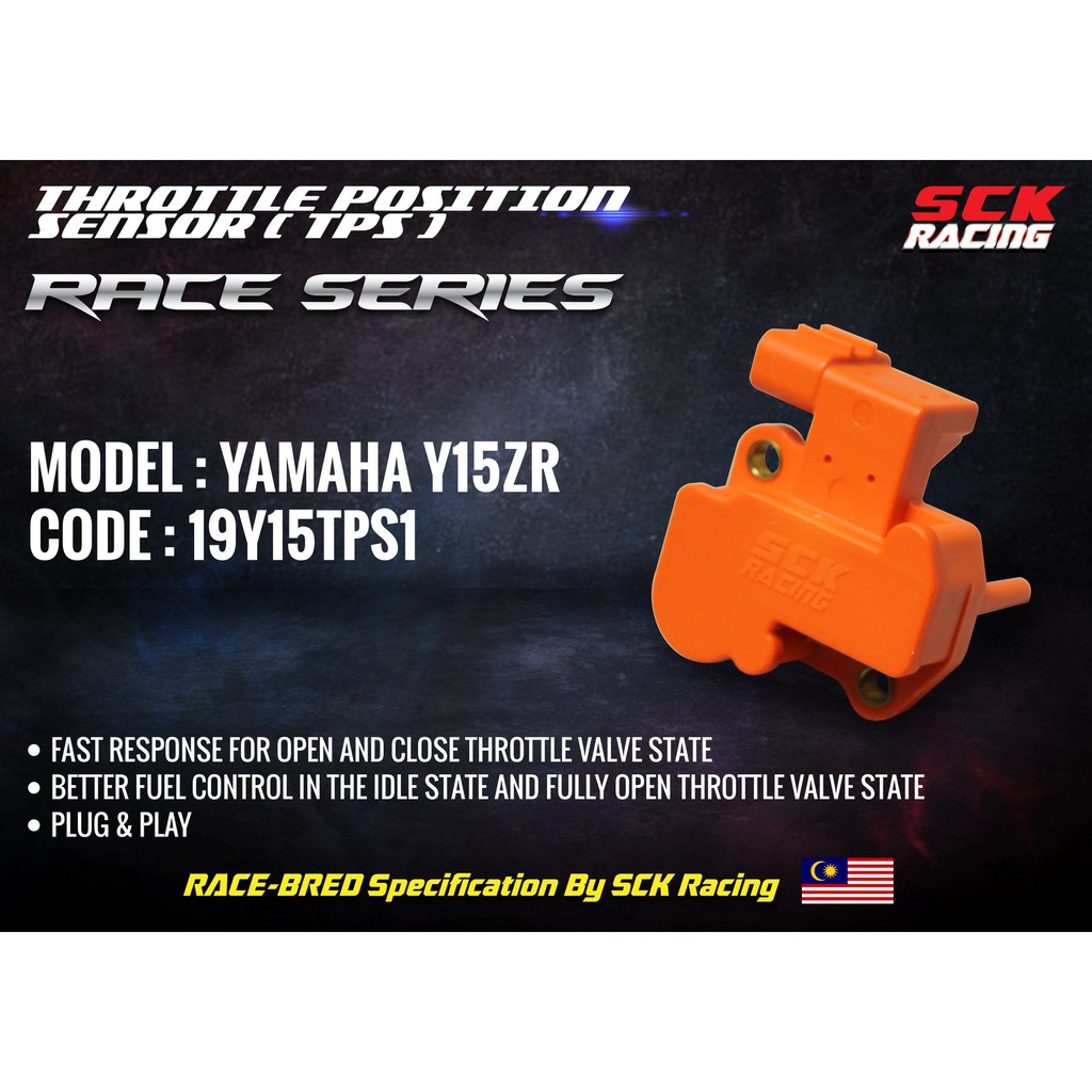SCK Racing TPS 3 IN 1 Sensory/Throttle Body Sensor (Y15/Y15ZR/EXCITER ...