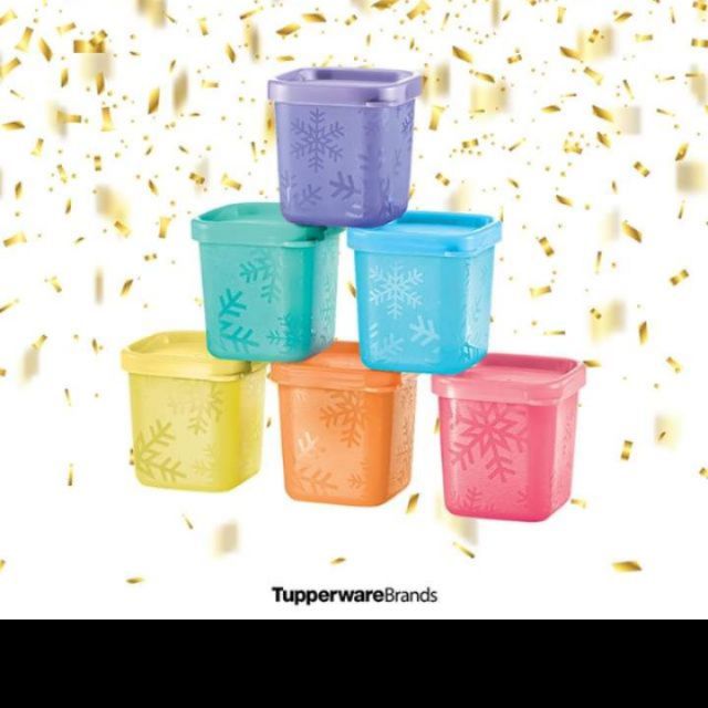 Tupperware Rainbow Cubes Gift Set 80ml (6pcs) | Shopee Singapore