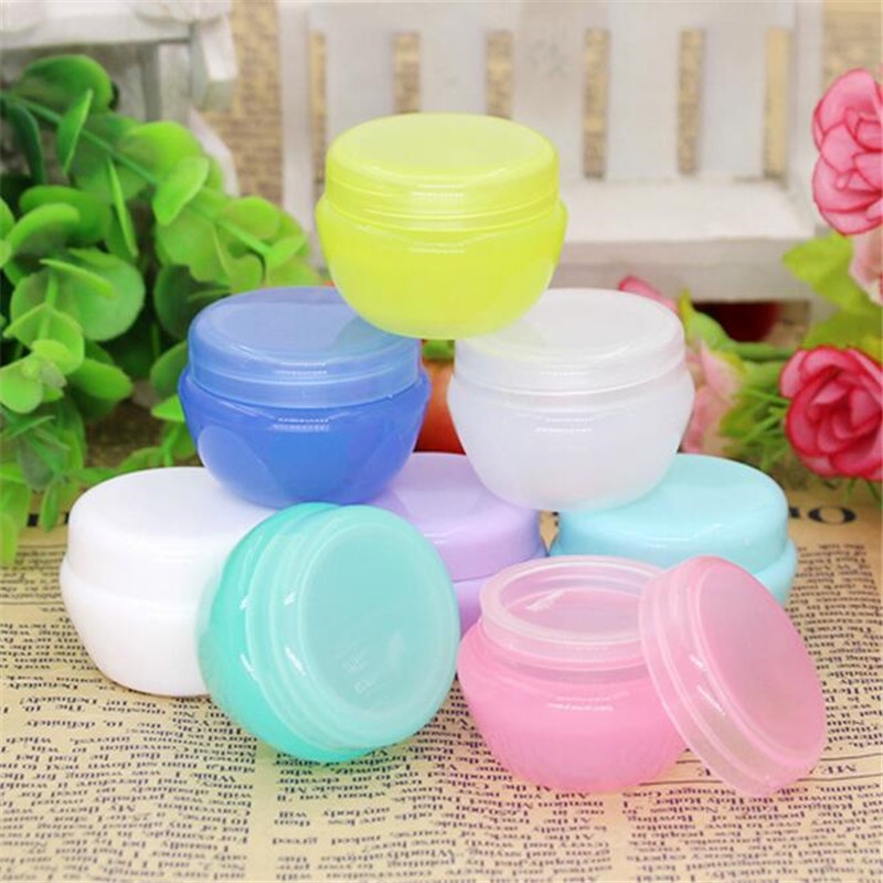 Mini Mushroom Shaped Empty Jar Pots Cosmetic Eye Face Cream Lip Balm ...