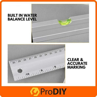 200 / 250mm Aluminium Try Square Right Angle Gauge With Water Balance ...