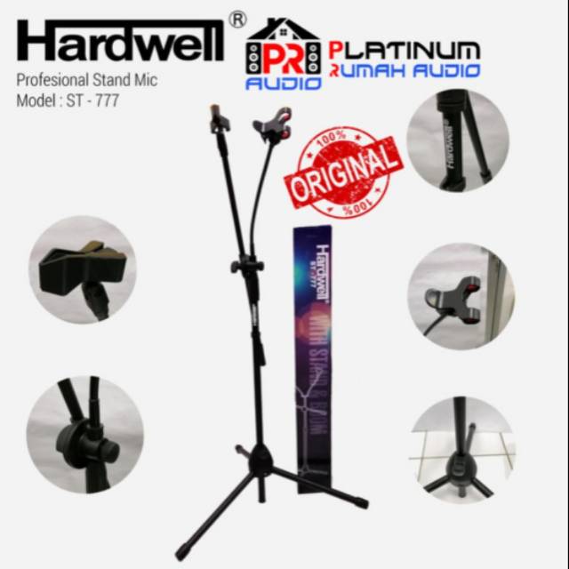 Stand Mic HARDWELL ST777 St7777 ORIGINAL HOLDER HP STANDING MICROPHONE ...
