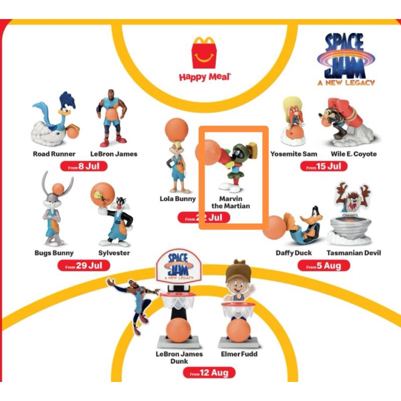(WH Hobby) McDonald's Space Jam Marvin the Martian | Shopee Singapore (WH Hobby) McDonald's Space Jam Marvin the Martian | Shopee Singapore