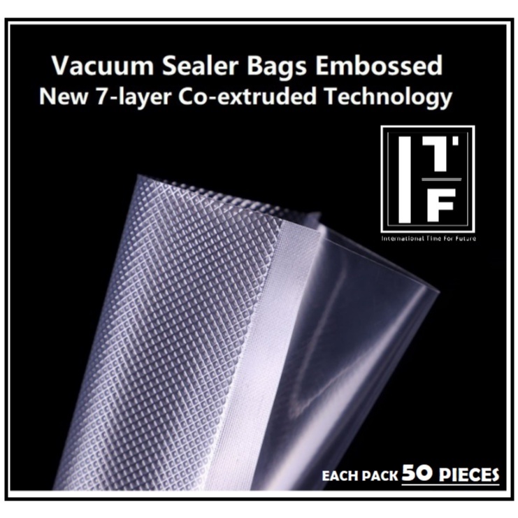 Vacuum Sealer Bag / Pre Cut Embossed Plastic Bags /Vacuum Food Fresh ...