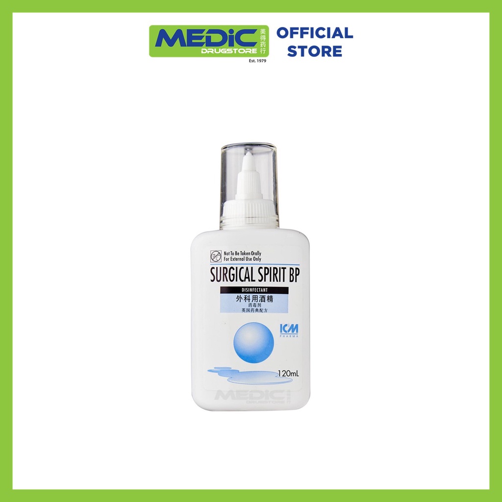 [Bundle of 5] ICM Pharma Surgical Spirit Bp Disinfectant 120Ml - By ...