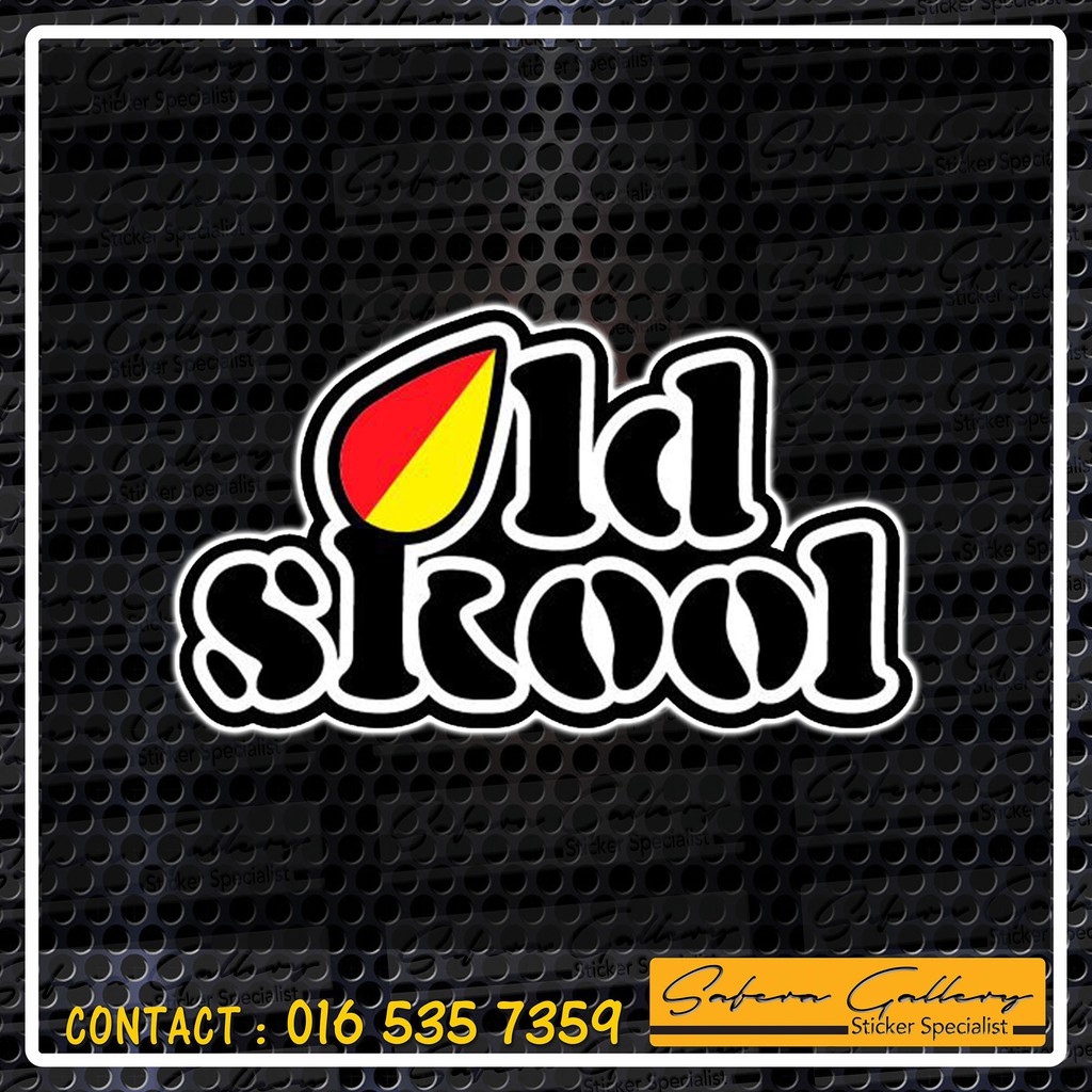 new sticker WAKABA OLD SCHOOL jdm car decal stickers bumper windshield ...