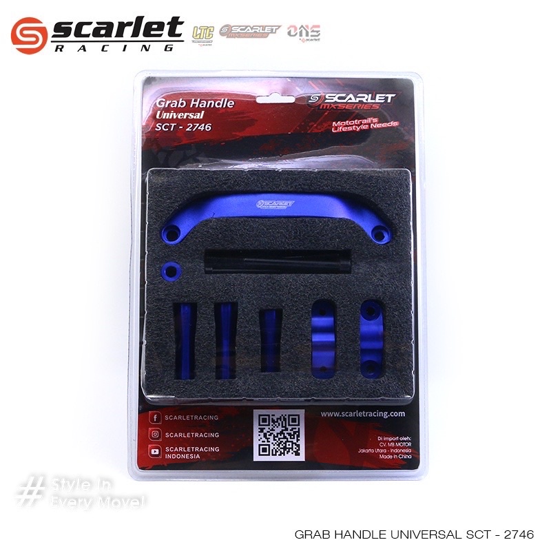 Grap Handle Graphir SCARLET RACING Universal Crf 150l Klx 150 Dtracker ...