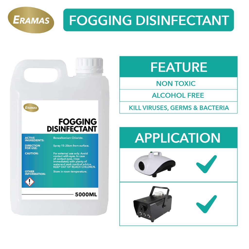 (LOW PRICE) Fogging Disinfectant /Fogging Liquid 5000ml (READY STOCK ...