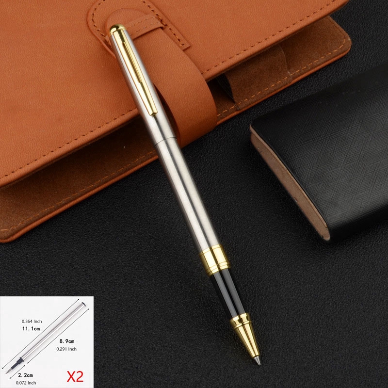 High quality Gel pen 0.5 mm Refills Ballpoint Office Sign Pen Stainless ...