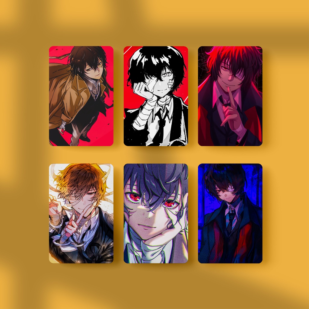 [ PHOTOCARD ] Anime Osamu Dazai Bungo Stray Dogs Rounded Corner Card ...