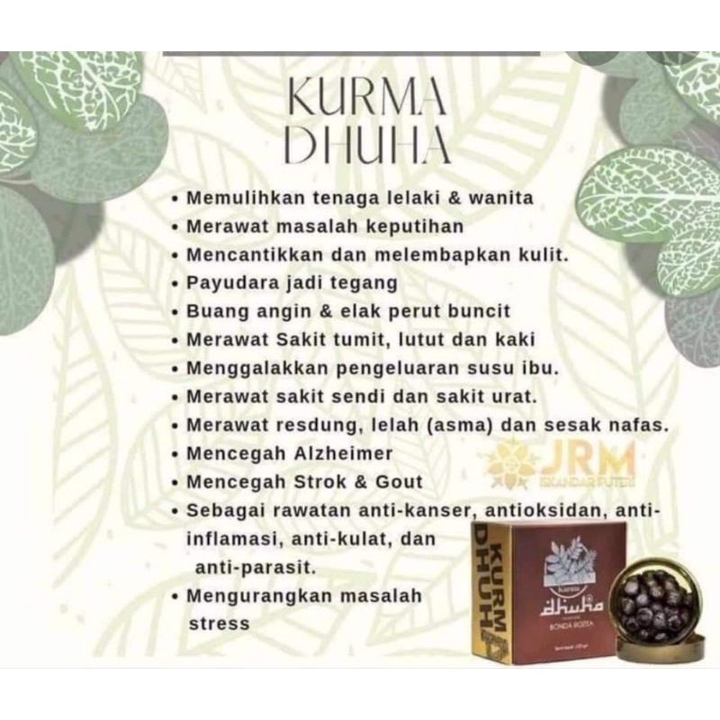 kurma dhuha bonda rozita jamu ratu malaya 💯 Kurma dhuha halal | Shopee ...