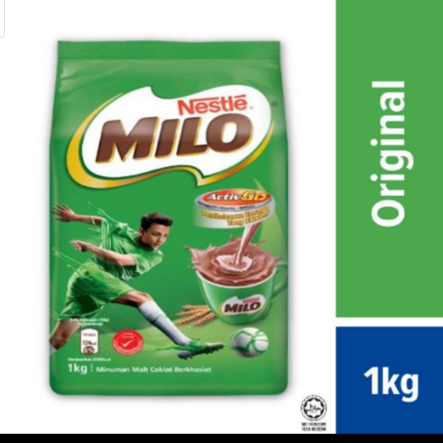 MILO Nestle Milo Activ-Go Chocolate Malt Powder (1kg) NESTLE 1kg ...