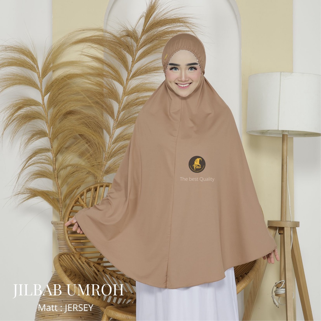 Muslimah FASHION Umrah and Hajj Hijab Jumbo Plain Jersey Material ...