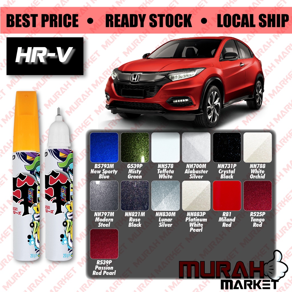 Touch Up Pen HONDA HRV Color Liquid Paper & Brush Repair Minor Scratch ...