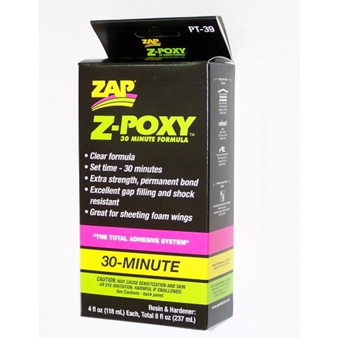 PACER ZAP Z-POXY 30 Minute Epoxy 8 oz #PT-39 | Shopee Singapore