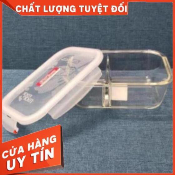 Glass box divided into 2 compartments Lock & Lock LLG445 1L (gift ...