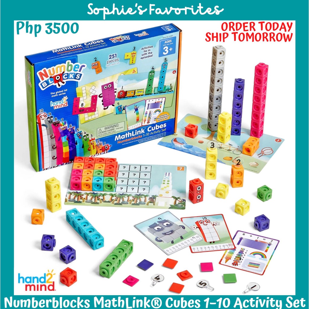Numberblocks MathLink Cubes 1–10 Activity Set (hand2mind) - Linking ...