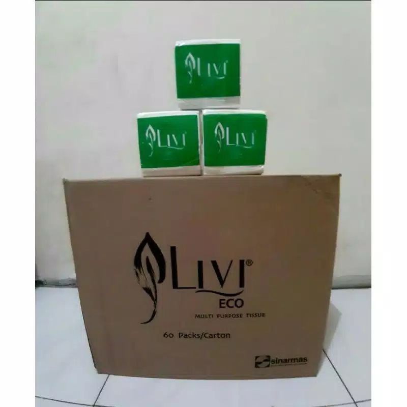 Livi Eco Multipurpose Pop Up Tissue [150 Sheets] - (1 box 60 packs ...