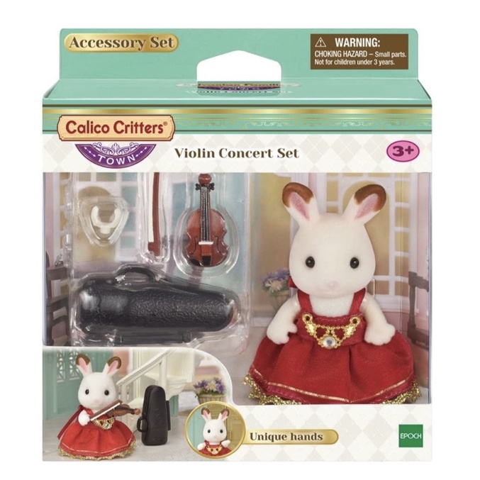 Sylvanian Families / Calico Critters Violin Concert Set with Rabbit ...