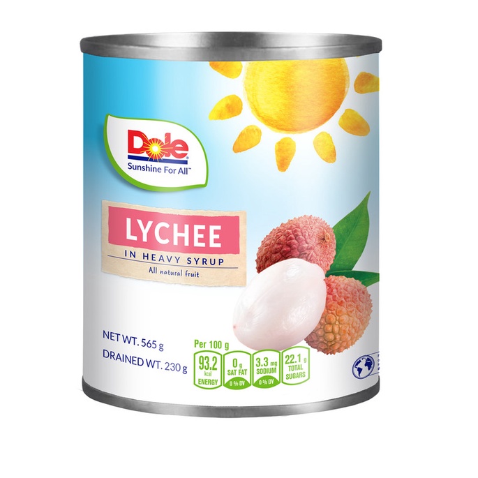 Dole Canned Lychees In Heavy Syrup 565G | Shopee Singapore