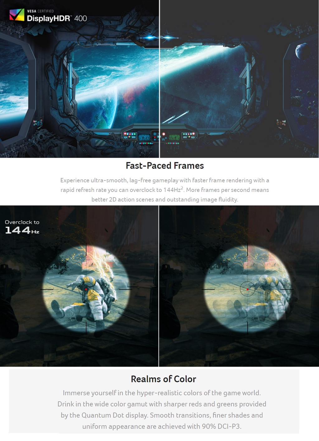 [New][144HZ Refresh Rate] Acer EI491CR S 49-inch DFHD Curved Display ...