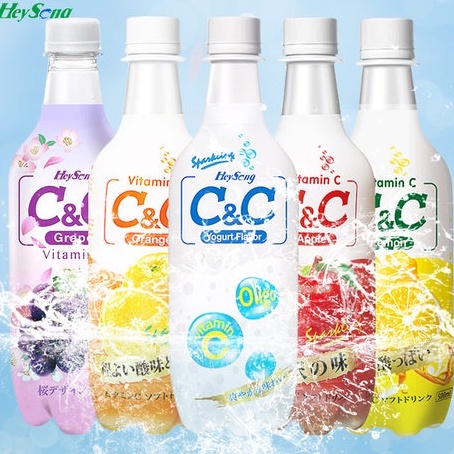 [HALAL] Hey Song C&C Sparkling Drink Grape / Passion Fruit / Lemon ...