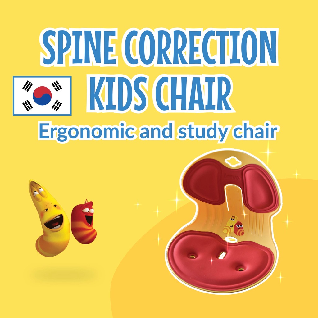 Korean Kids healthy chair ergonomic Study chair Curble Posture ...