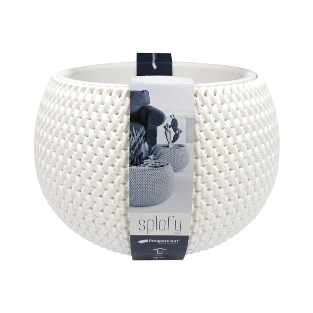 Prosperplast Gardening Splofy Bowl Basket Wave Flower Pot (290 x 190mm ...