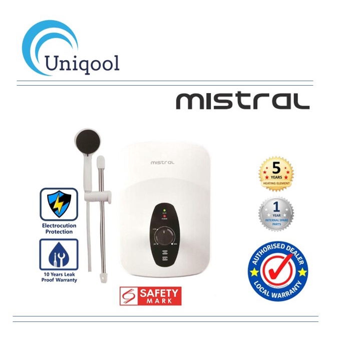 MISTRAL MSH505ES Instant Water Heater (New Design) | Shopee Singapore
