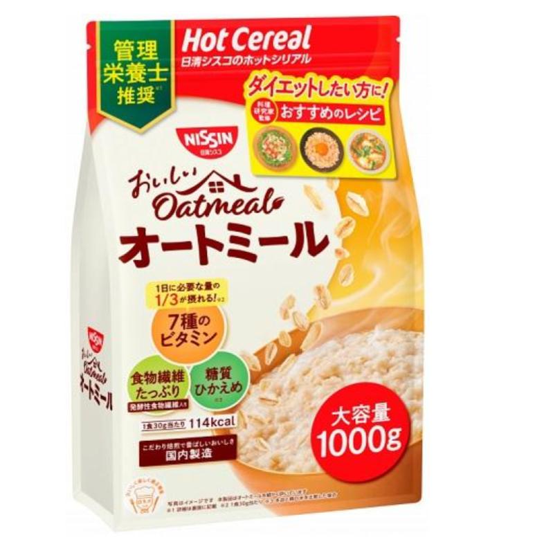 Nissin Delicious Oatmeal 1000g [Japanese] | Shopee Singapore