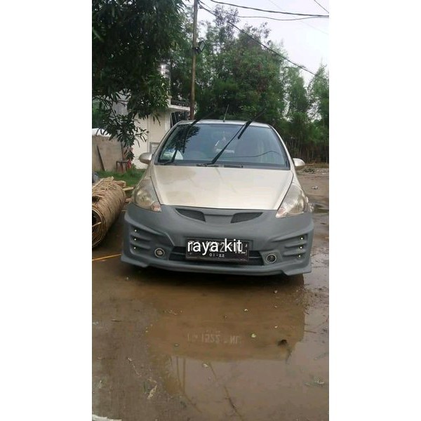 High QUALITY BODYKIT honda jazz gd3 front and side mugen rs adaptation ...