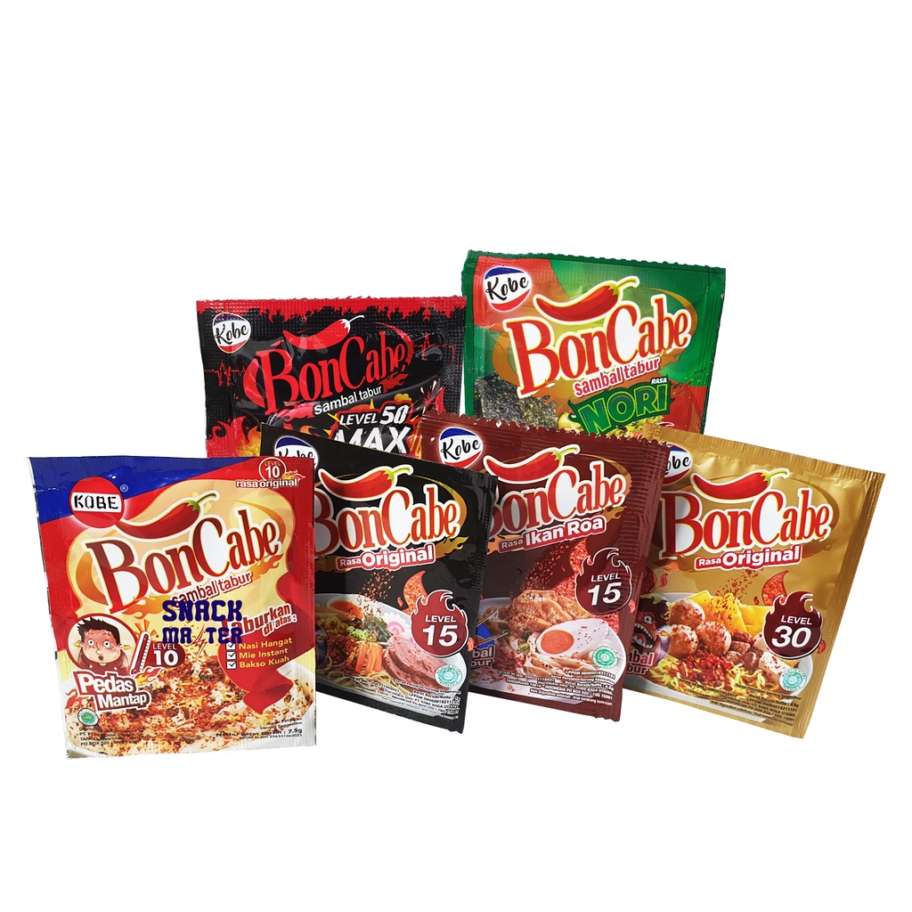 Kobe BonCabe Chili Sashet powder - Net 4.5gr | Shopee Singapore