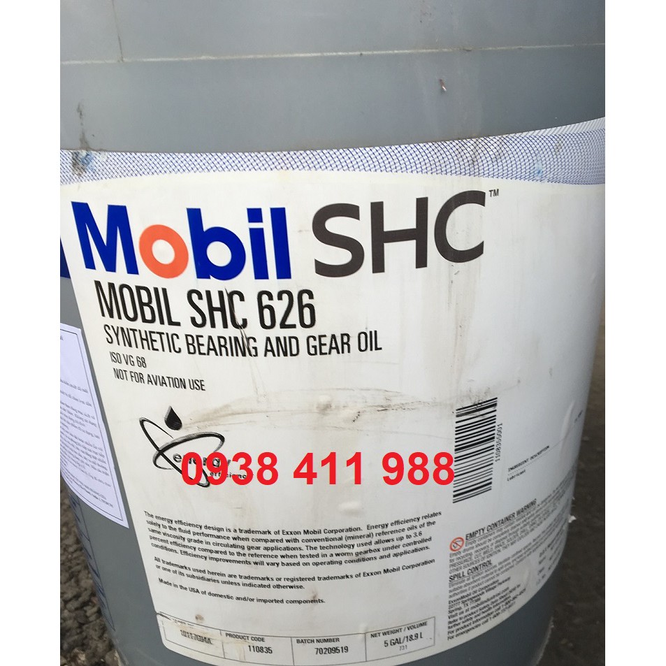 Mobil SHC 626 GEAR AND BEARING OIL | Shopee Singapore