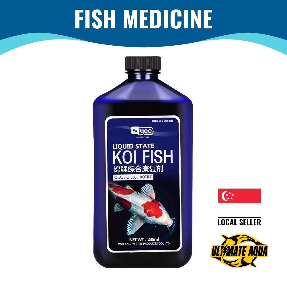 YEE Fish Medicine for Koi and Gold Fish, Medicine Treatment of White ...